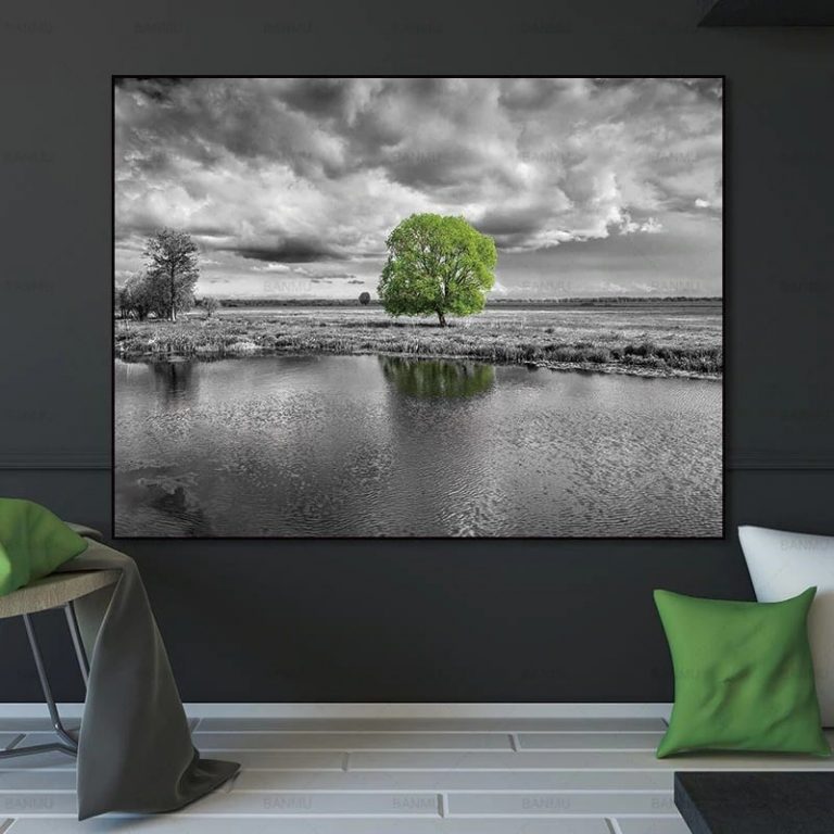 Tableau d'un arbre peinture à faire soi même